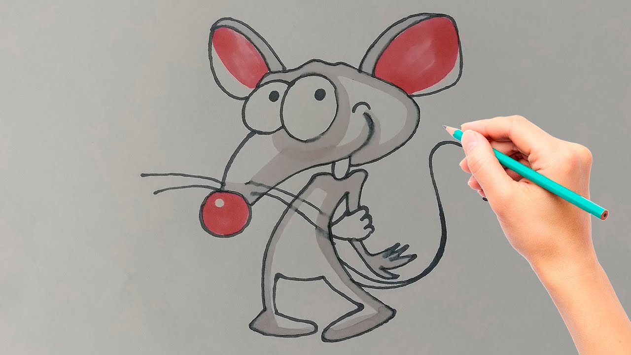 How to draw a Cunning Mouse - YouTube