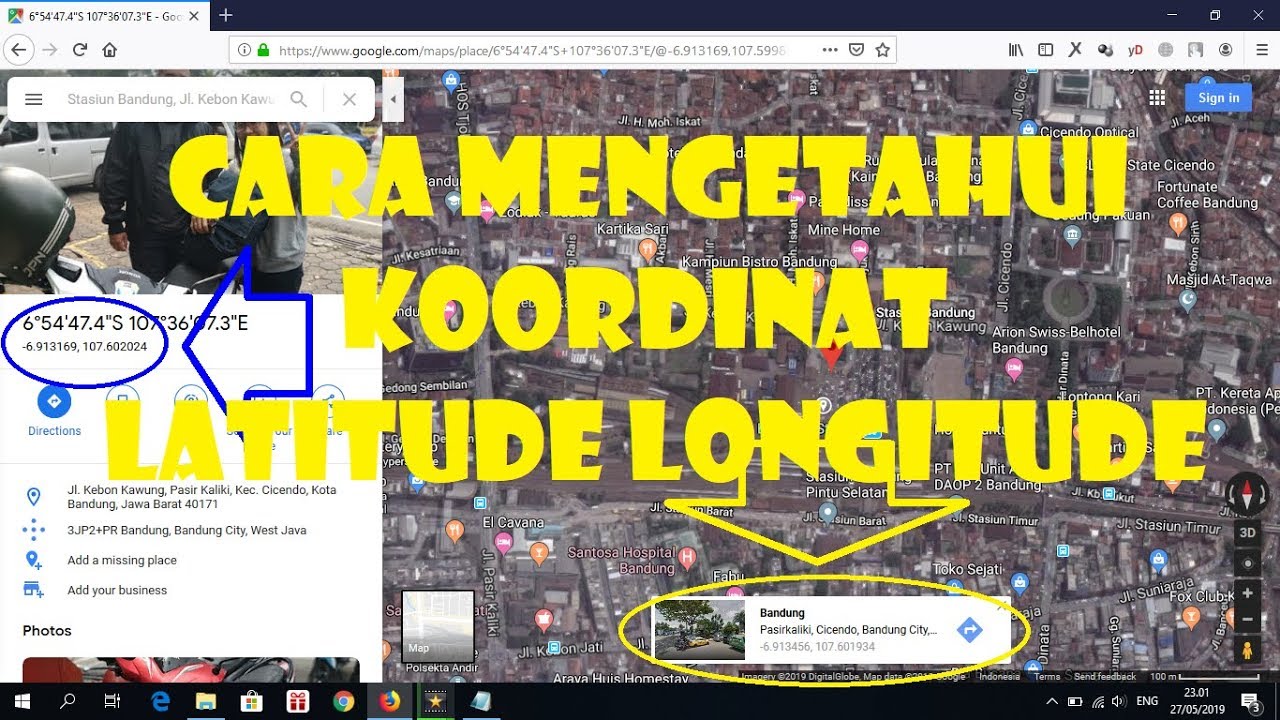 Cara Mengetahui Koordinat Latitude dan Longitude Suatu Tempat atau ... Cara Mengetahui Koordinat Latitude dan Longitude Suatu Tempat atau ...