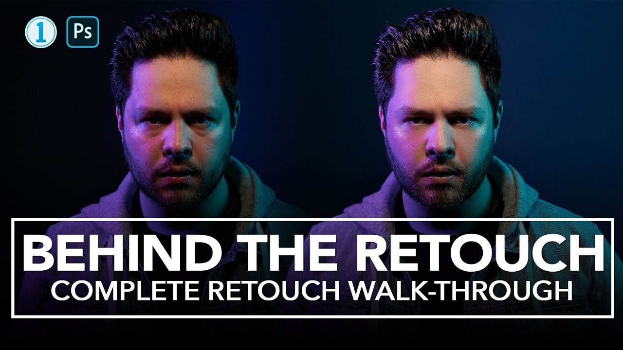 Male Portrait Retouch | Full walkthrough Tutorial - YouTube