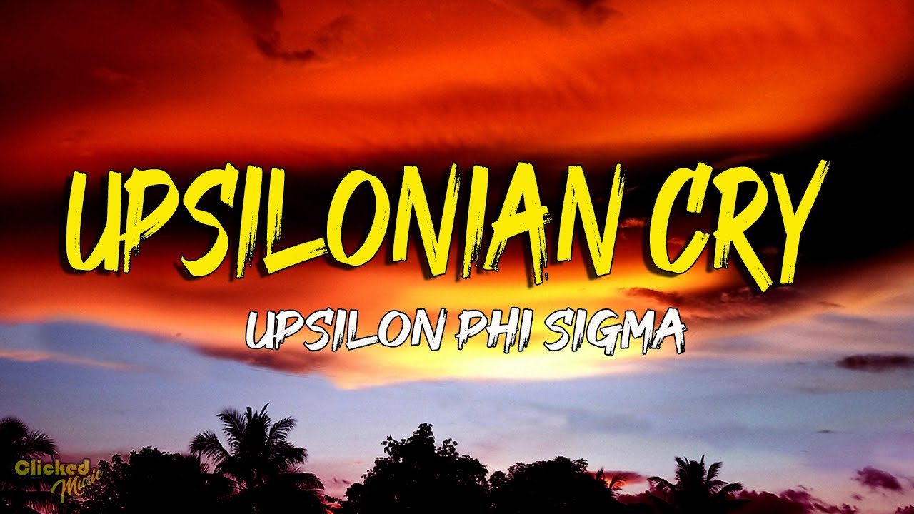Upsilonian Cry Lyrics Video (Upsilon Phi Sigma 1935) - YouTube