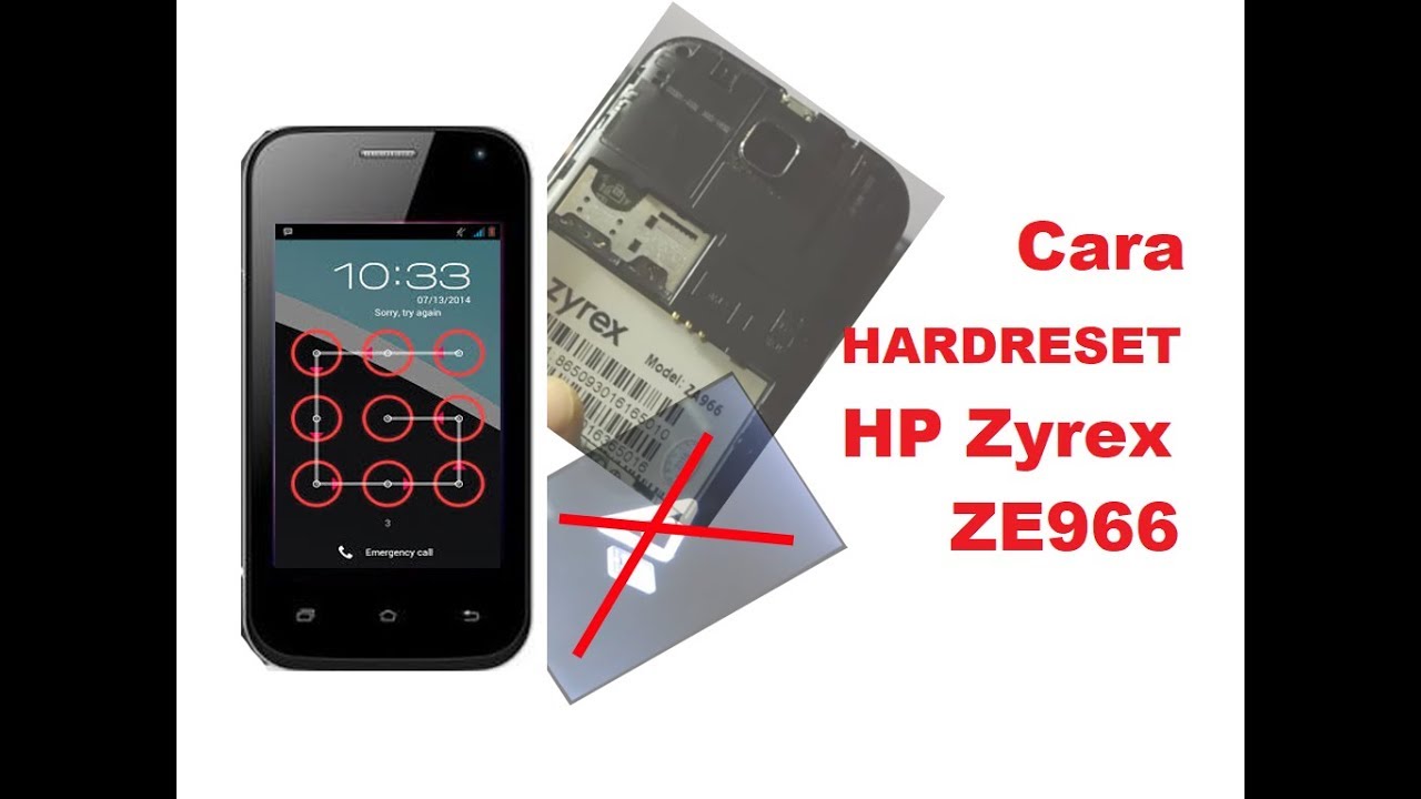 Cara Hardreset Hp zyrex ZA966 - YouTube