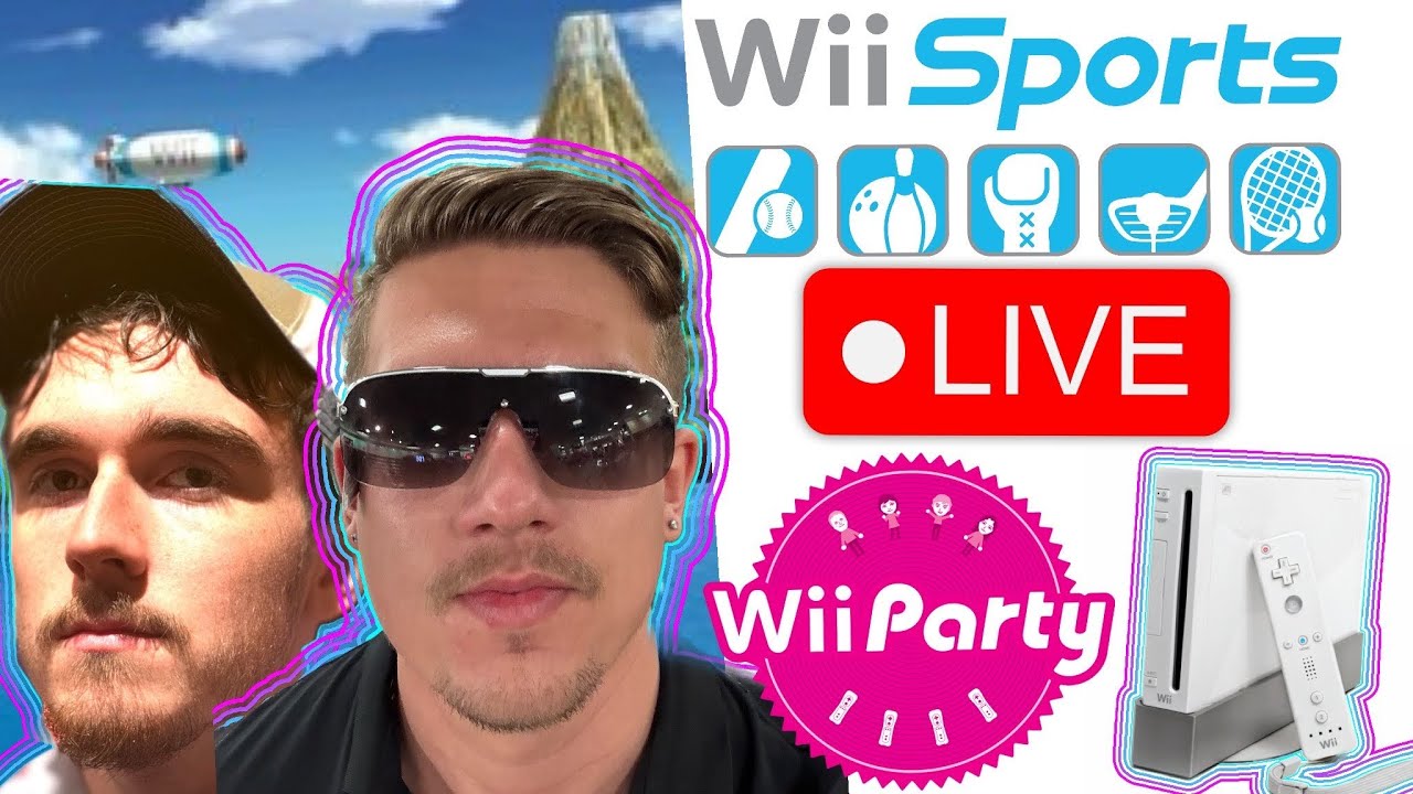 Wii Game Night LIVE (Wii Sports, Wii Party and More!) with Jordan - YouTube