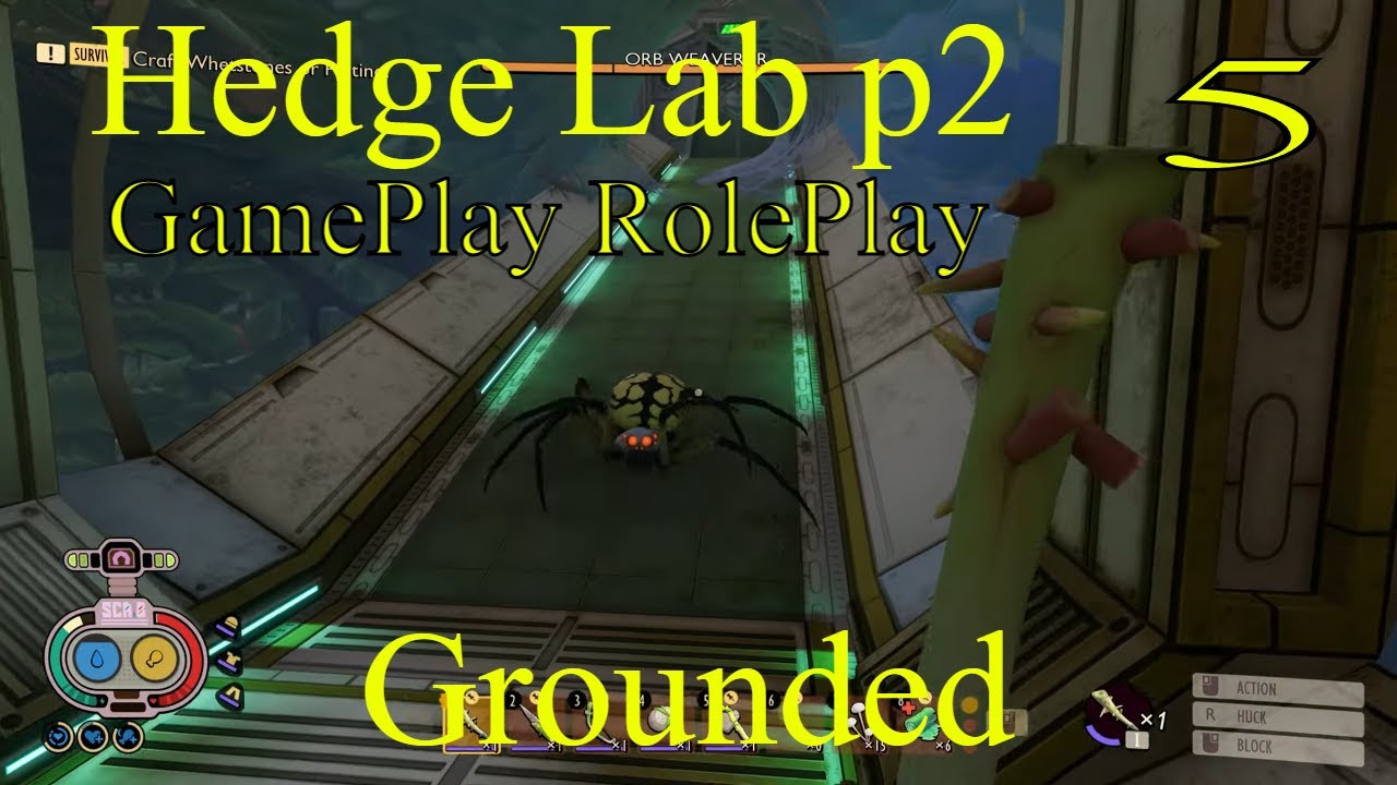 Grounded - Episode 5 - RolePlay GamePlay - The Hedge Lab Part 2 - YouTube