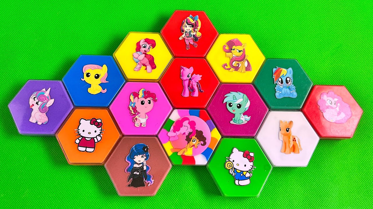 Mixing CLAY with Little Pony, MLP, Equestrial Girls inside Hexagon ...