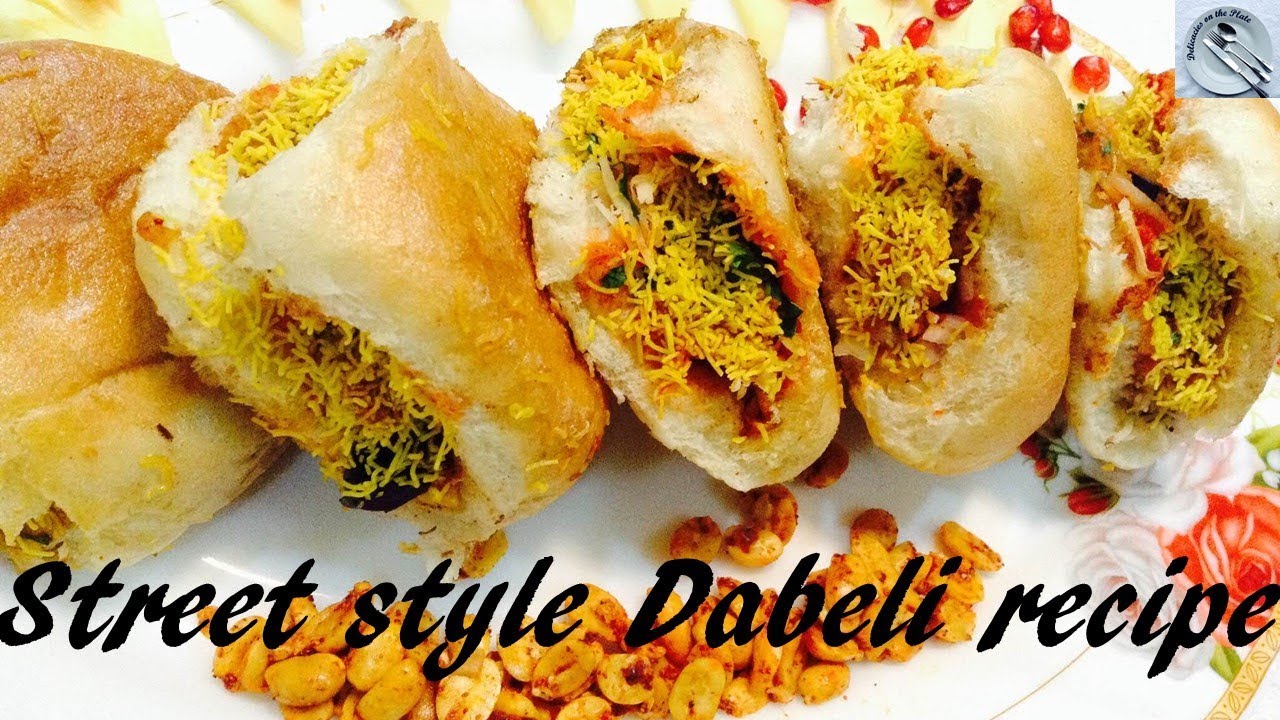 Dabeli recipe | Dabeli Masala recipe | Spicy peanuts recipe | mumbai ...