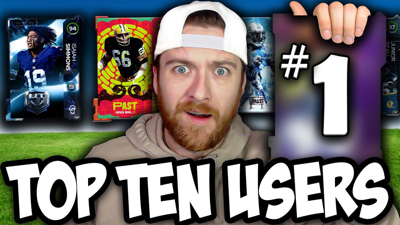 THE TOP TEN BEST USERS IN MADDEN 25 THAT YOU NEED! - YouTube