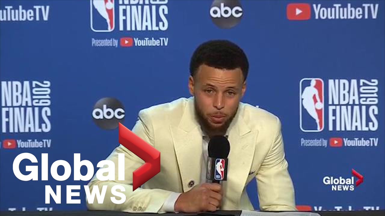 NBA Finals: Steph Curry talks about leaving Oracle Arena - YouTube