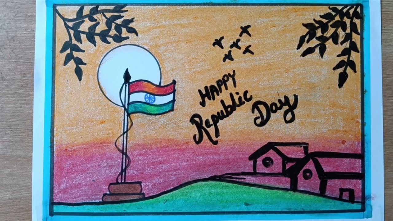 Republic Day Drawing🇮🇳 || 26th January Drawing || Republic Day Drawing ...