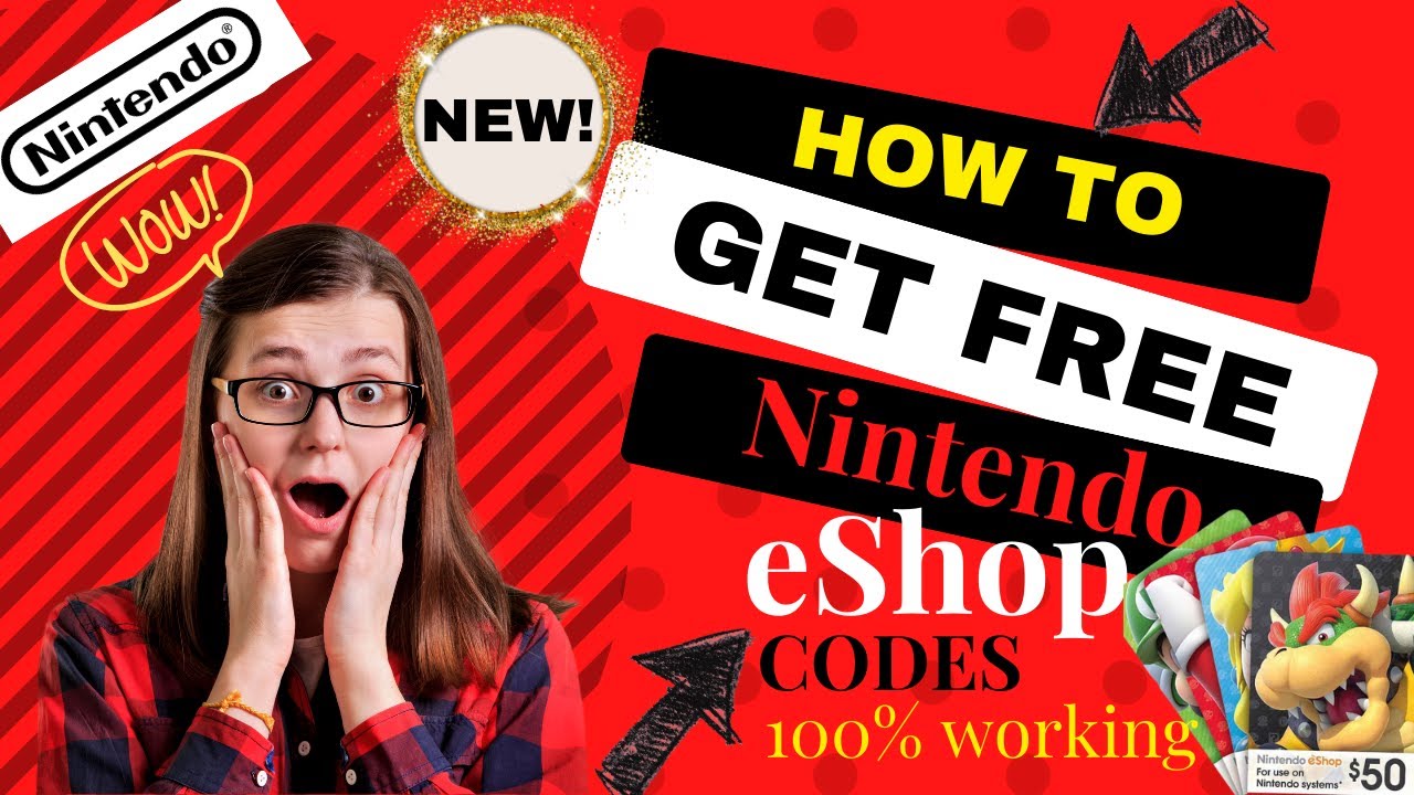 How To Get Free Nintendo eShop Codes - 2023 - YouTube