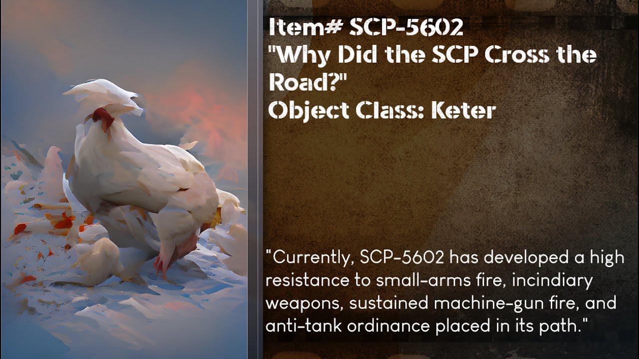 Un[REDACTED] SCP-5602 - Why Did The SCP Cross The Road? - YouTube