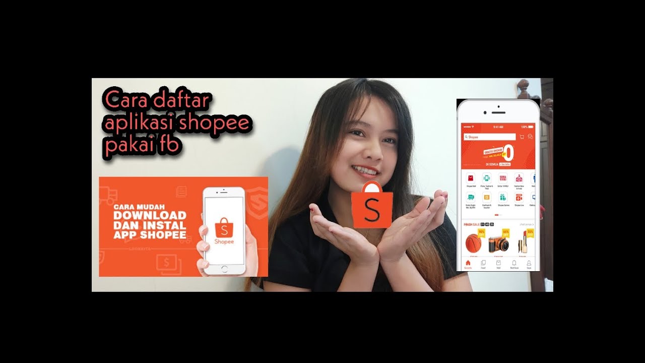 CARA DAFTAR APLIKASI SHOPEE TAIWAN PAKAI FACEBOOK GAMPANG BANGET ! NO ...