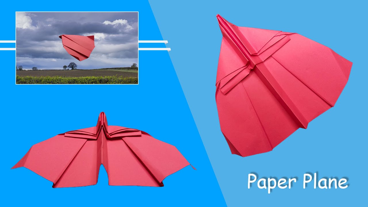 Paper Plane: How To Make Paper Plane That Fly far | Paper Folding ...