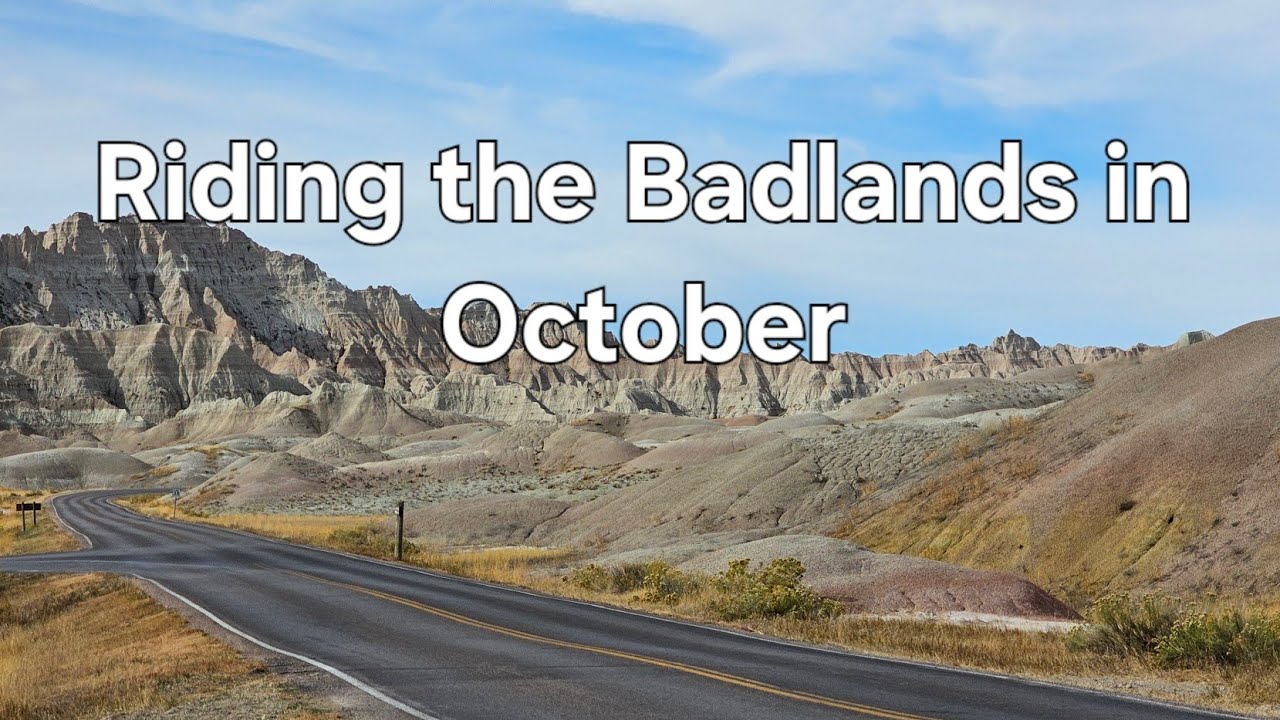 The Badlands on a Harley - YouTube