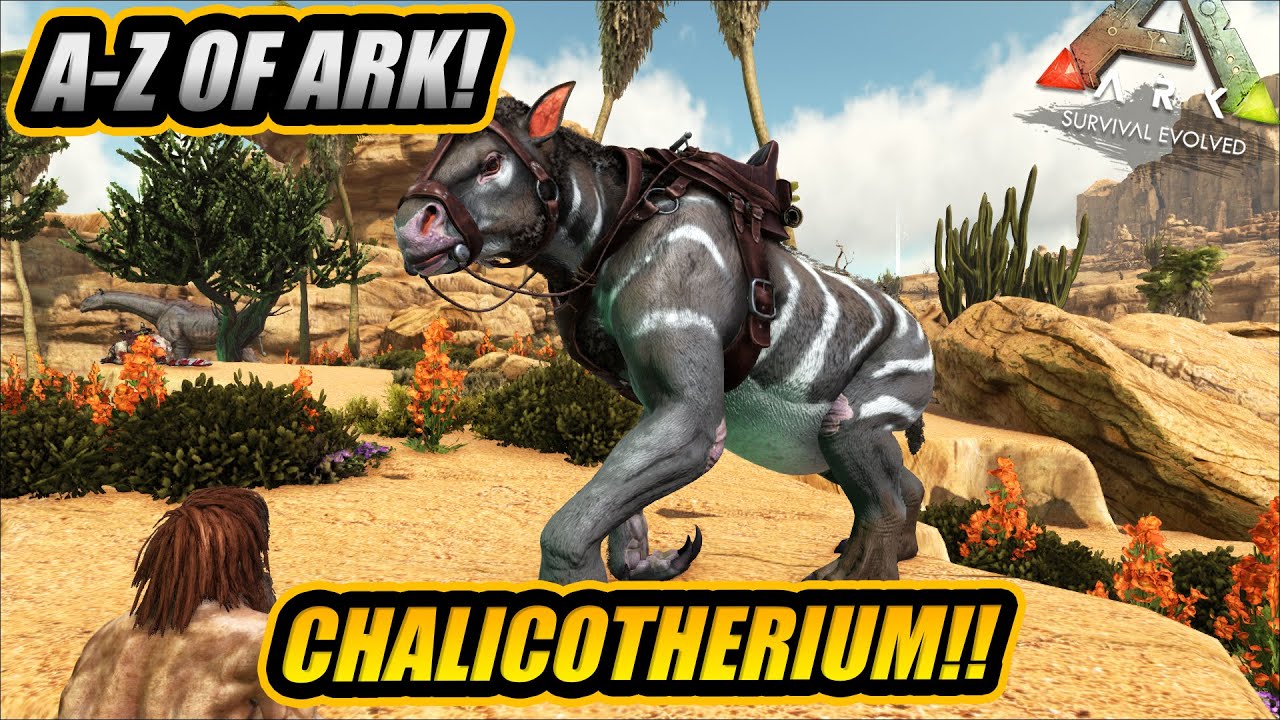 A-Z Of Ark! The CHALICOTHERIUM The King Of Throwing Anything!! || Ark ...