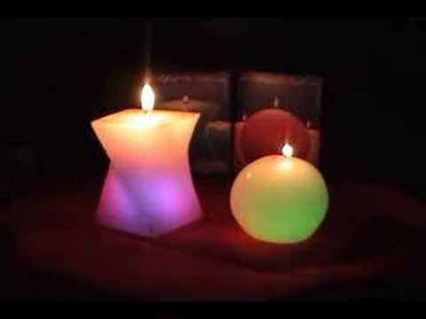 Color Changing Candles - Light em and watch em - Change! - YouTube