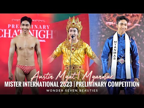 Mister International 2023 | Preliminary Competition | Austin Myat | Myanmar 🇲🇲 - YouTube