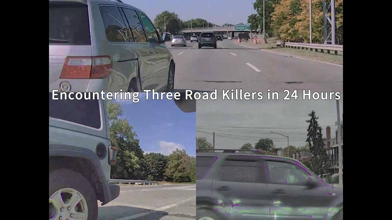 Encountering Three Road Killers in 24 Hours. Please Drive Safely！ - YouTube