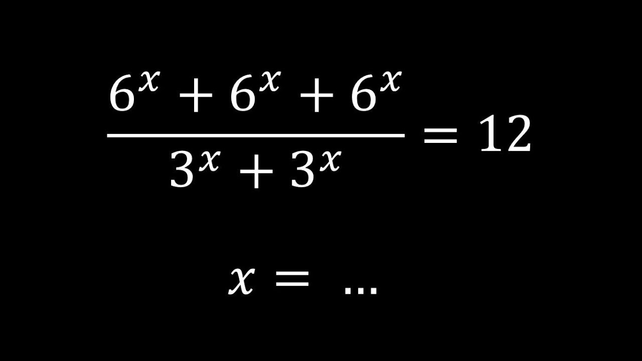 Summation exponential equation - YouTube