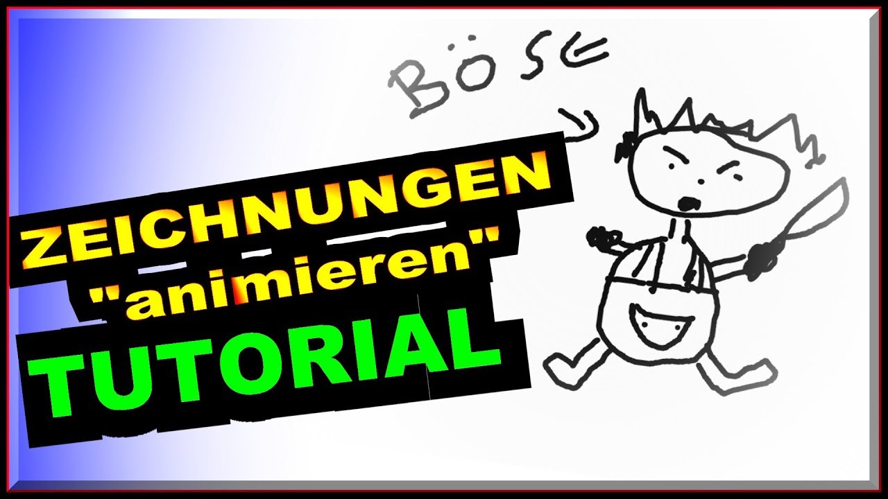Zeichnung animieren OHNE zu animieren 😃 Tutorial deutsch - YouTube