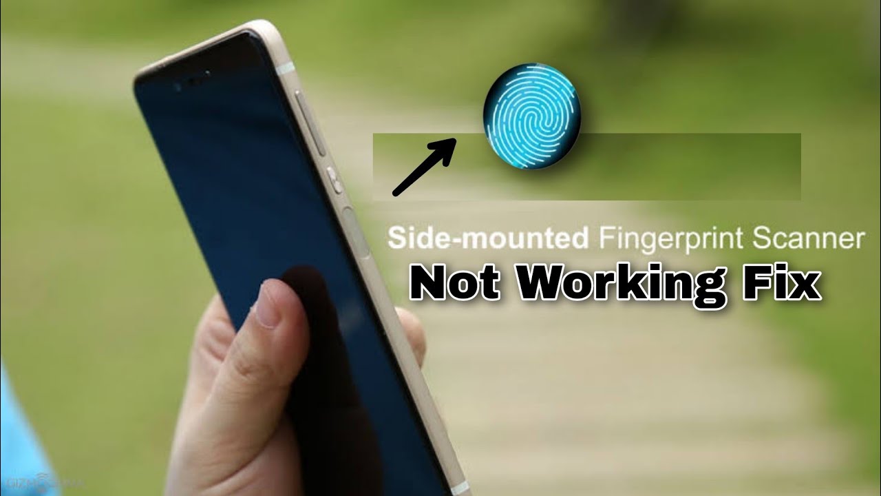 Poco Side mounted fingerprint Not Working Fix || Side mounted ...