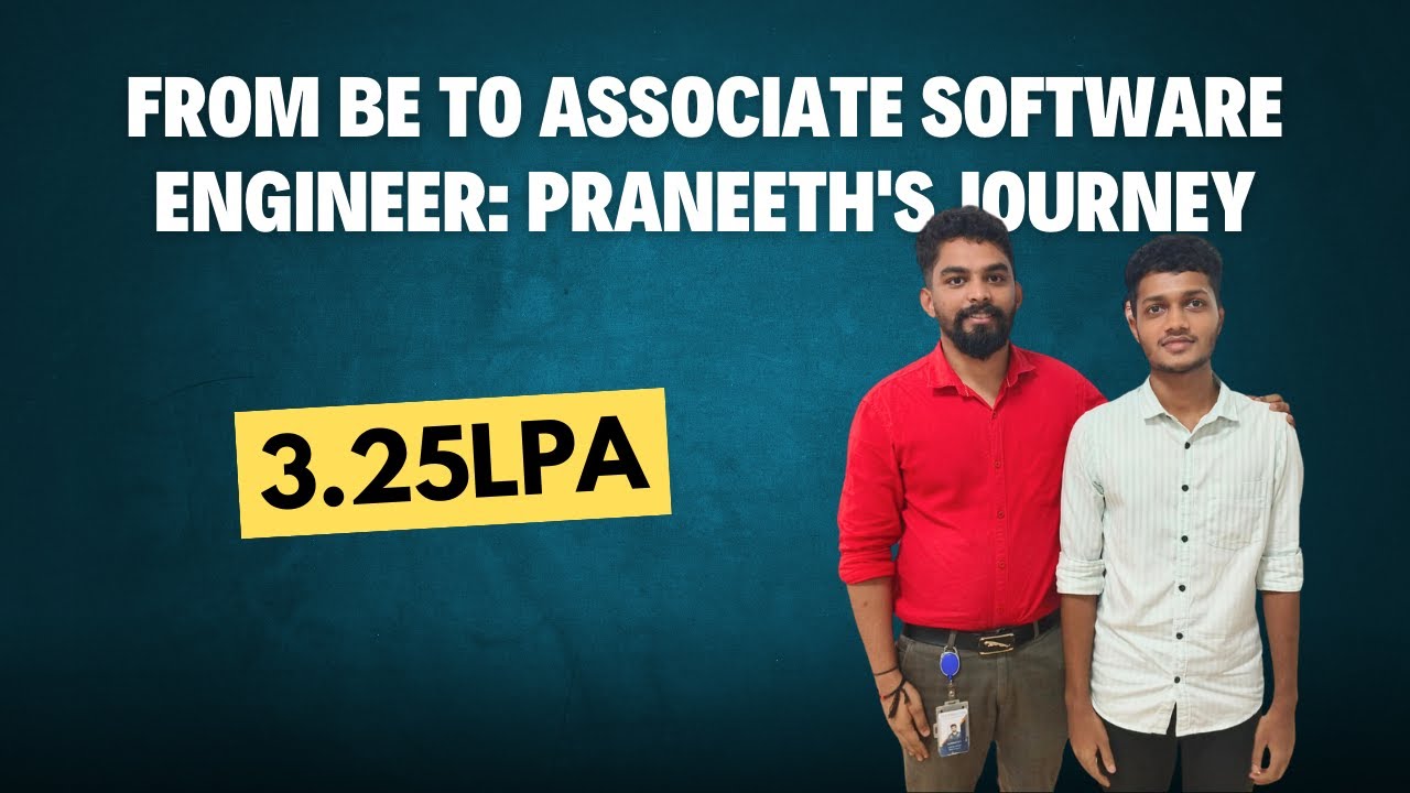 Praneeth P Poojary's Path to Becoming an Associate Software Engineer - YouTube