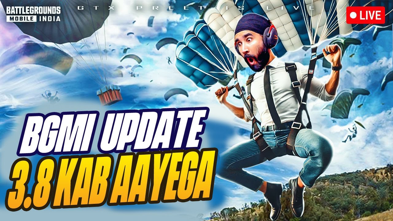 BGMI LIVE | BGMI NEW UPDATE DATE ? | PUBG LIVE | GTXPREET - YouTube