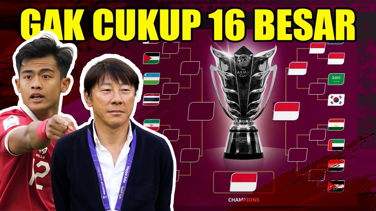 SEJARAH!! INDONESIA LOLOS 16 BESAR ASIAN CUP PERTAMA KALINYA!! PREDIKSI ...