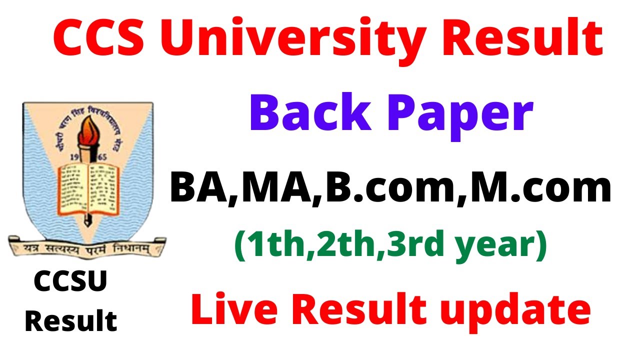 Ccsu Back Paper Result Update Ccsu Result Update Ccsu Ba 2nd Year ccsu-back-paper-result-update-ccsu-result-update-ccsu-ba-2nd-year