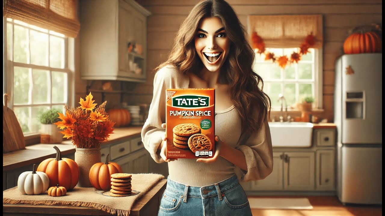 🍪 Tate's Bake Shop Pumpkin Spice Cookies, Limited Edition Cookies ...