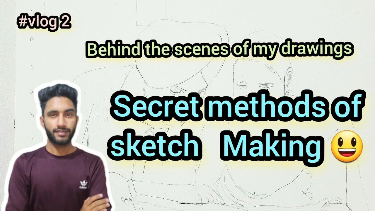 secret of sketch Making / methods for outlines/ new vlog /#2vlog # ...