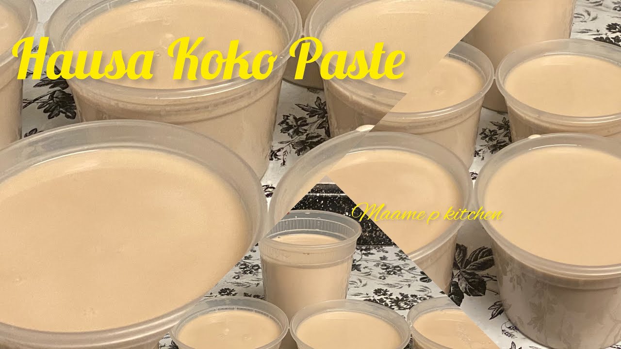 How to make Hausa koko paste from Scratch |Hausa koko paste | Spiced ...