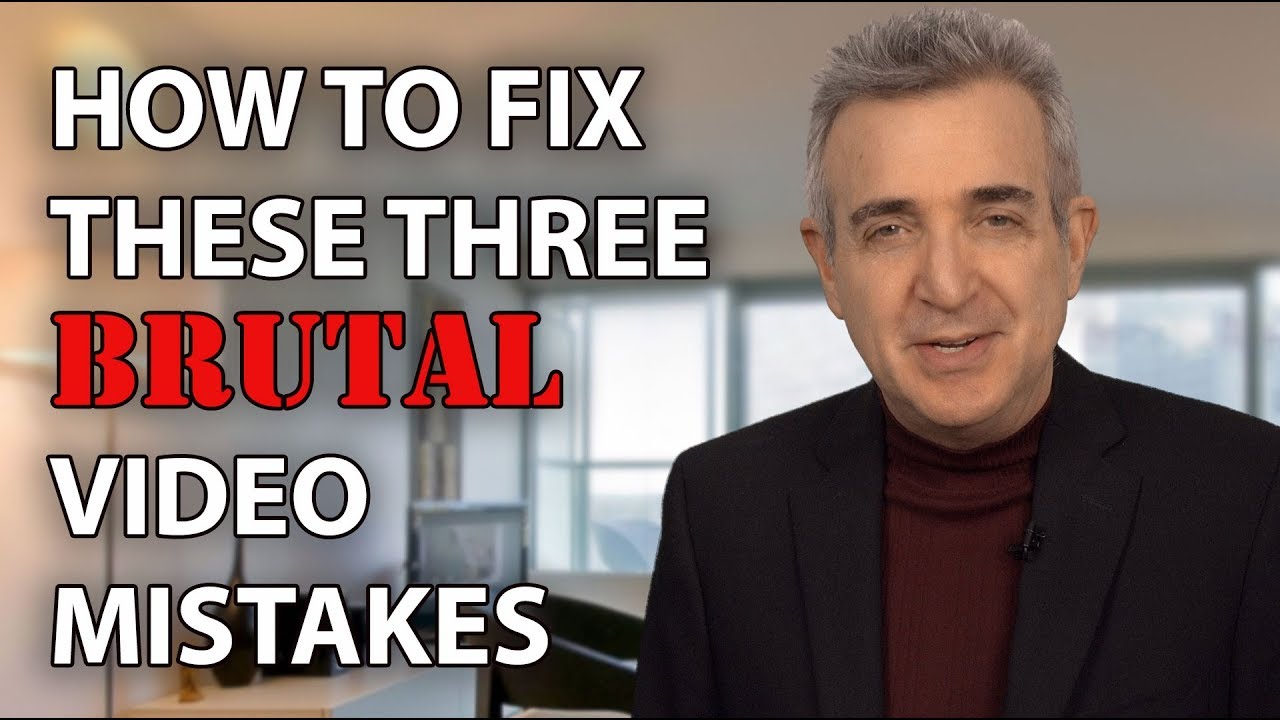 How to Fix These 3 Brutal Video Mistakes - YouTube