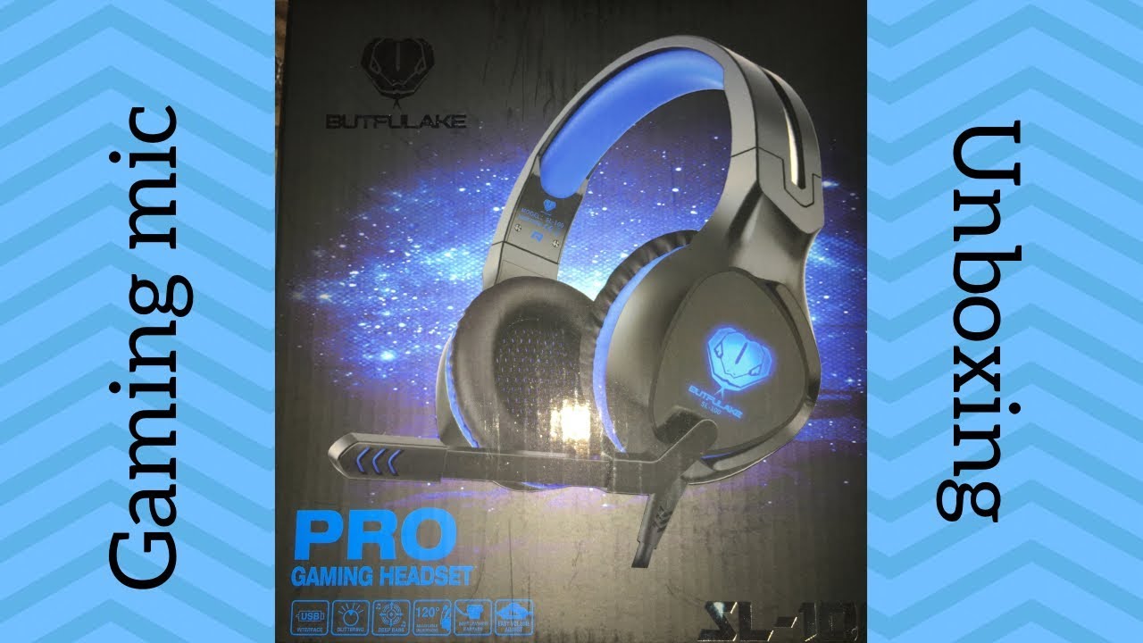 Butfulake SL-100 Gaming headset unboxing - YouTube
