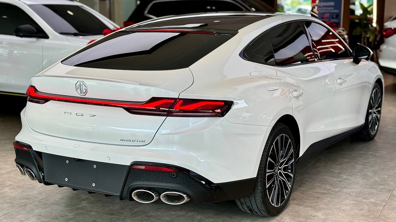 2025 MG 7 Sport - 1.5L Turbo Sport Car | White Exterior and Interior ...