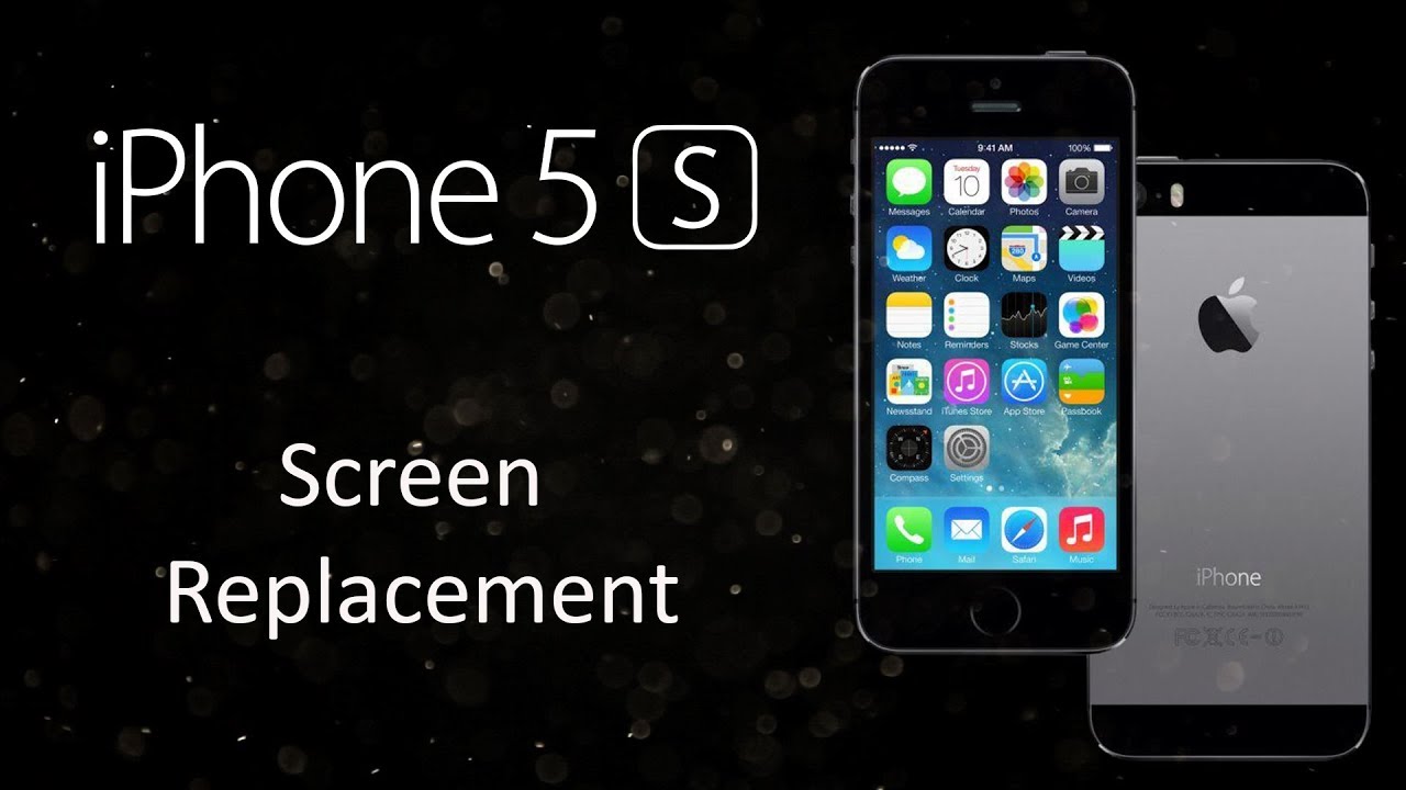 Apple iPhone 5s Screen Replacement - YouTube