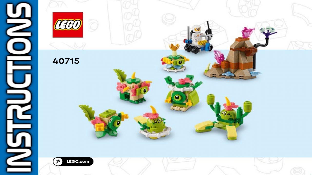 LEGO 40715 instructions Other 2024 Alien Pack - YouTube