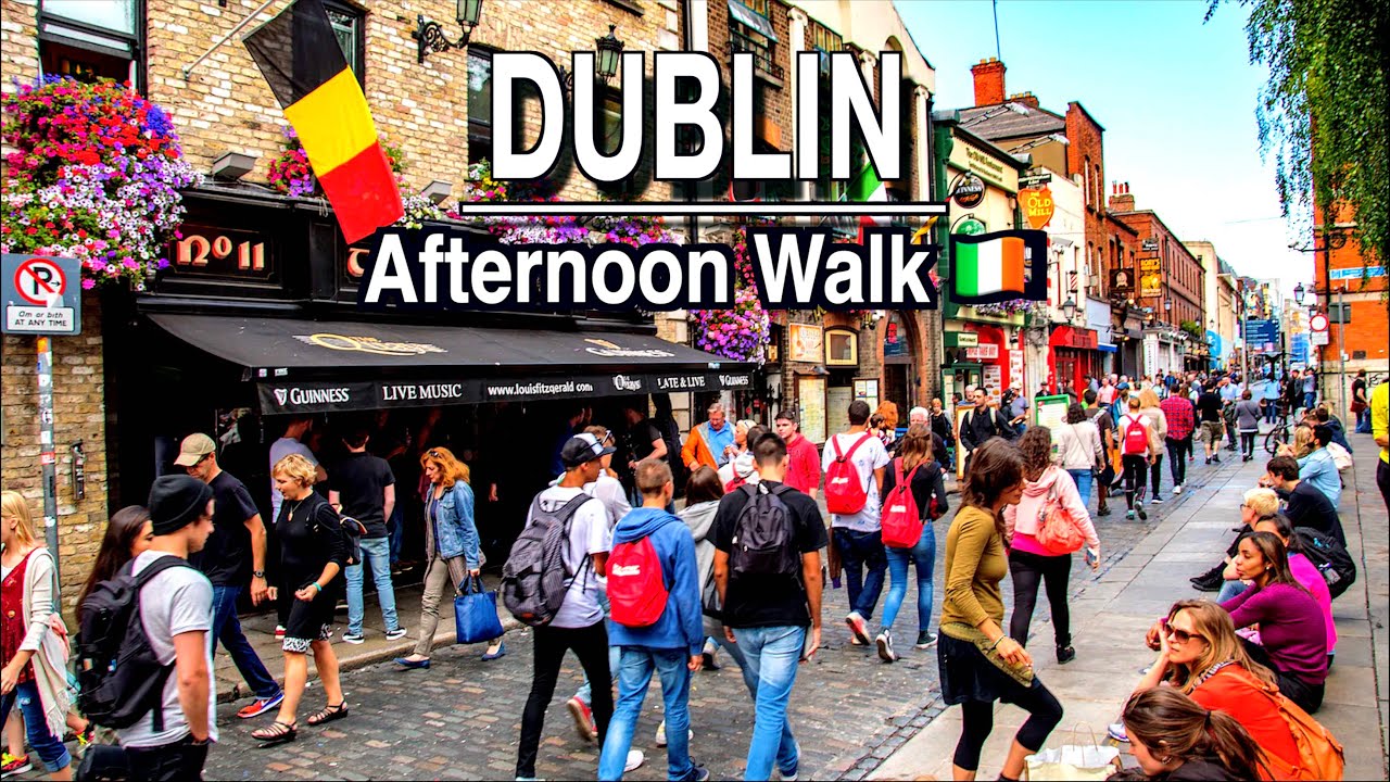 Downtown Dublin Walk 🇮🇪| 5k 60 | City Sounds - YouTube