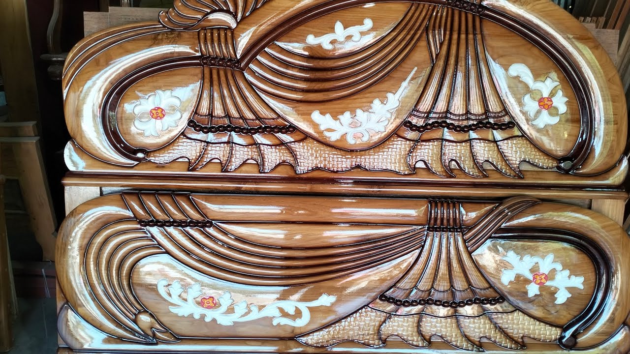 Polish melamine spray polish chair natural colour - YouTube