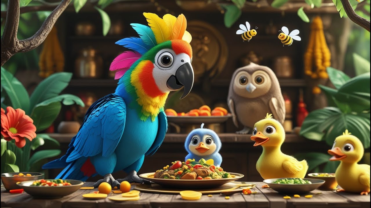 🎵 "The Great Cook-Off: Duckling vs. Parrot" 🎵| S Videos Nursery Rhymes ...