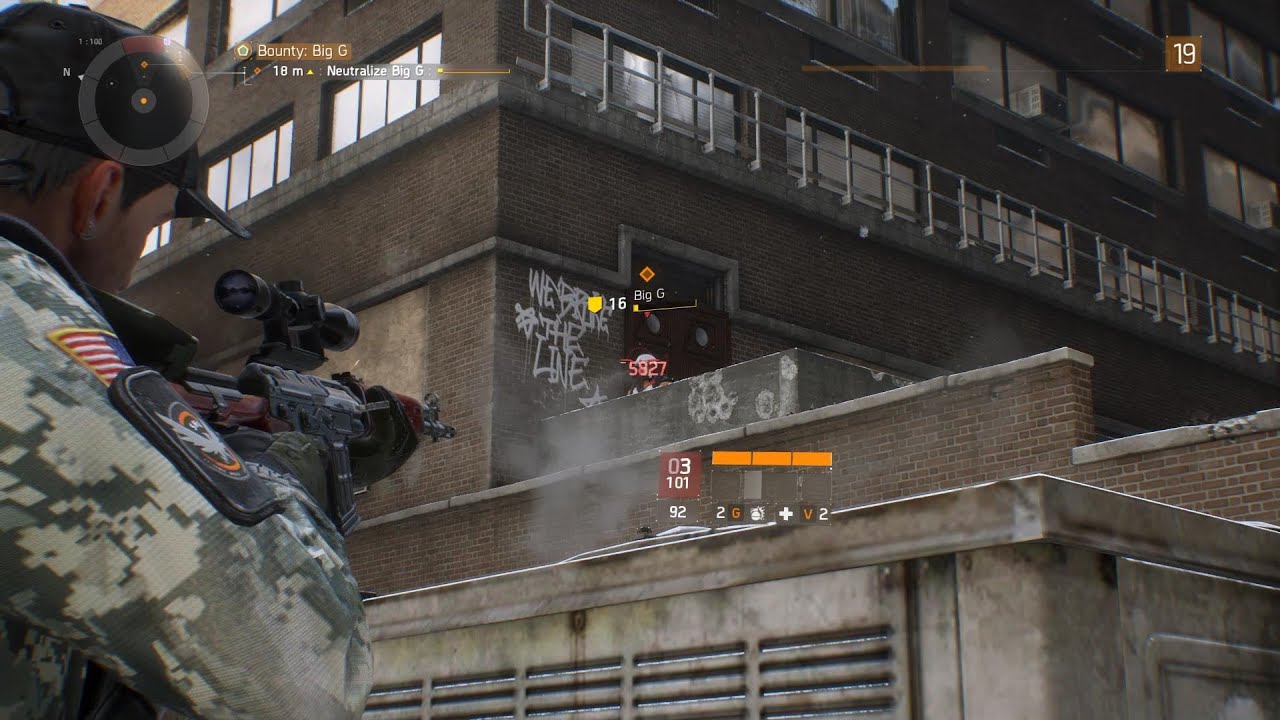 (The Division #23) Giải quyết thêm một tên Juggernaut bằng súng ngắm ...