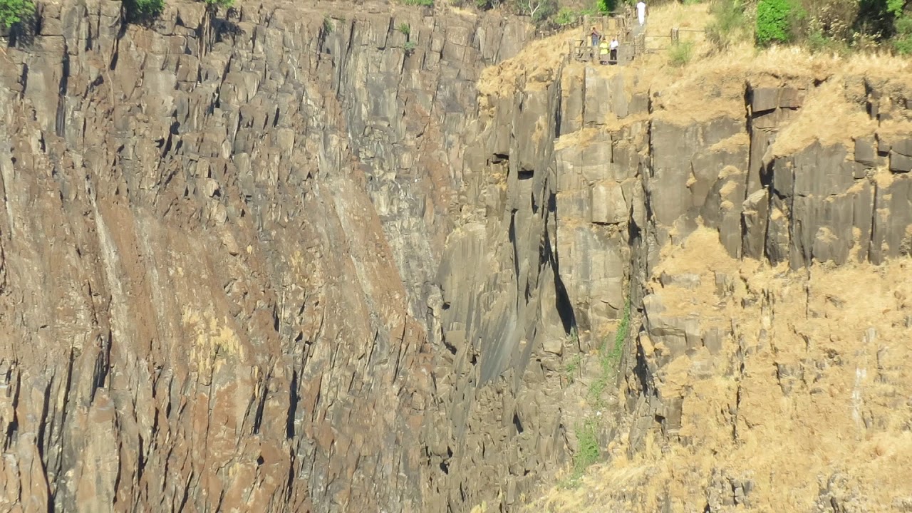 The Dry Cliffs of Victoria Falls, Zambia - YouTube