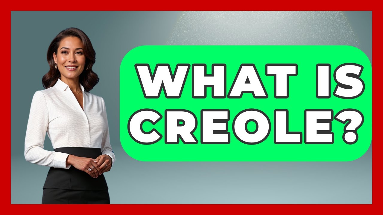 What Is Creole? - The Caribbean Expert - YouTube