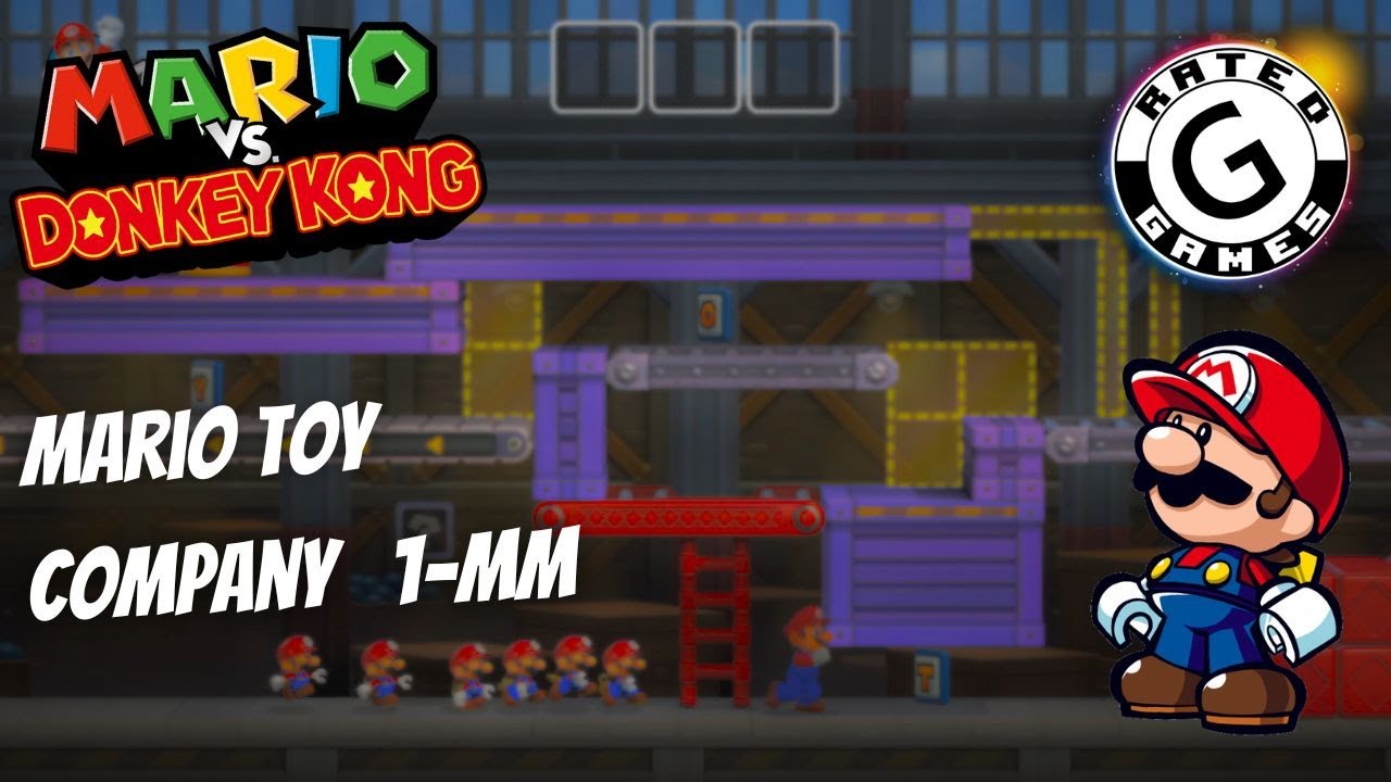 Mario Toy Company Level 1-MM ⭐ (Mario vs Donkey Kong) ⭐ - YouTube