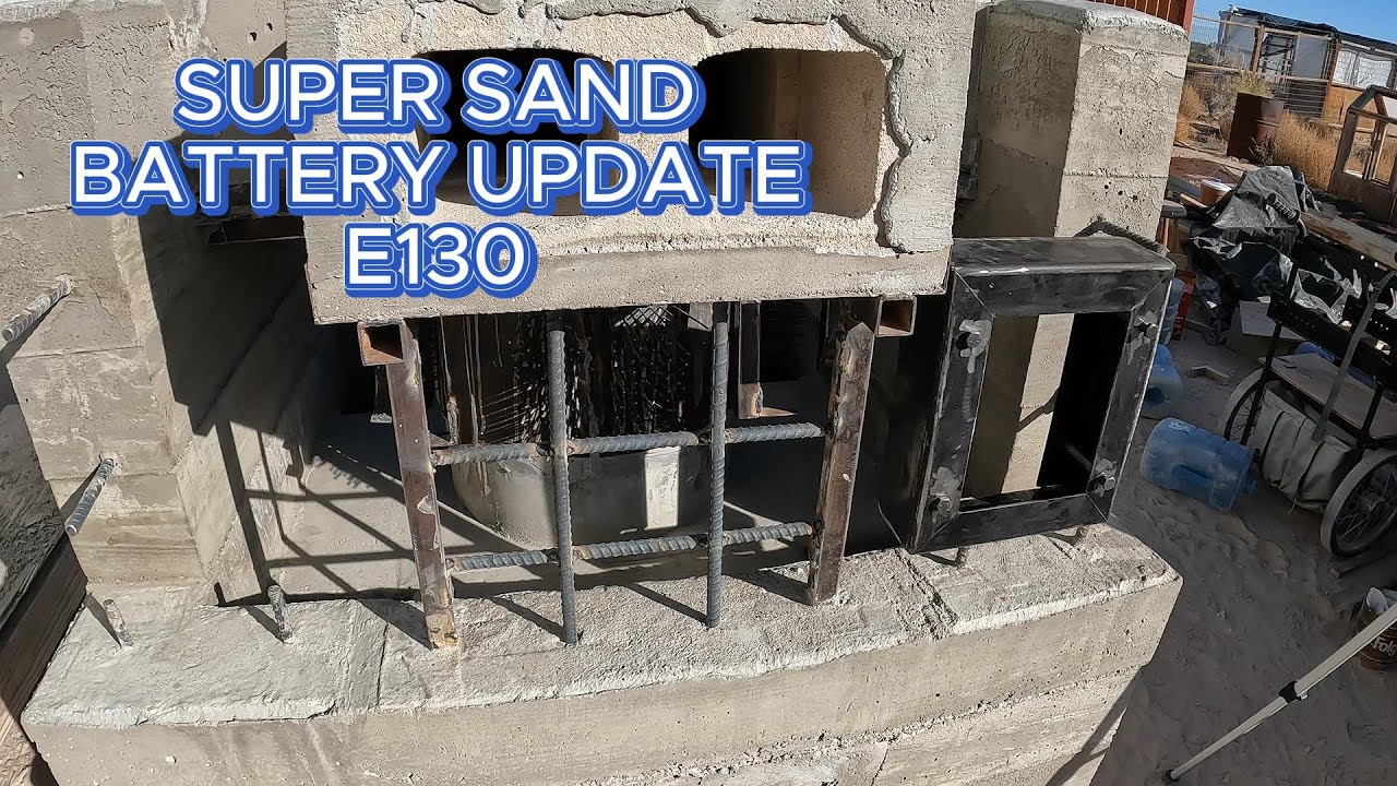 Sand Battery Update E130 - YouTube
