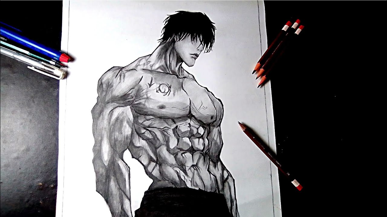 Drawing Toji Fushiguro - Speed Drawing | Unrealistic arts - YouTube