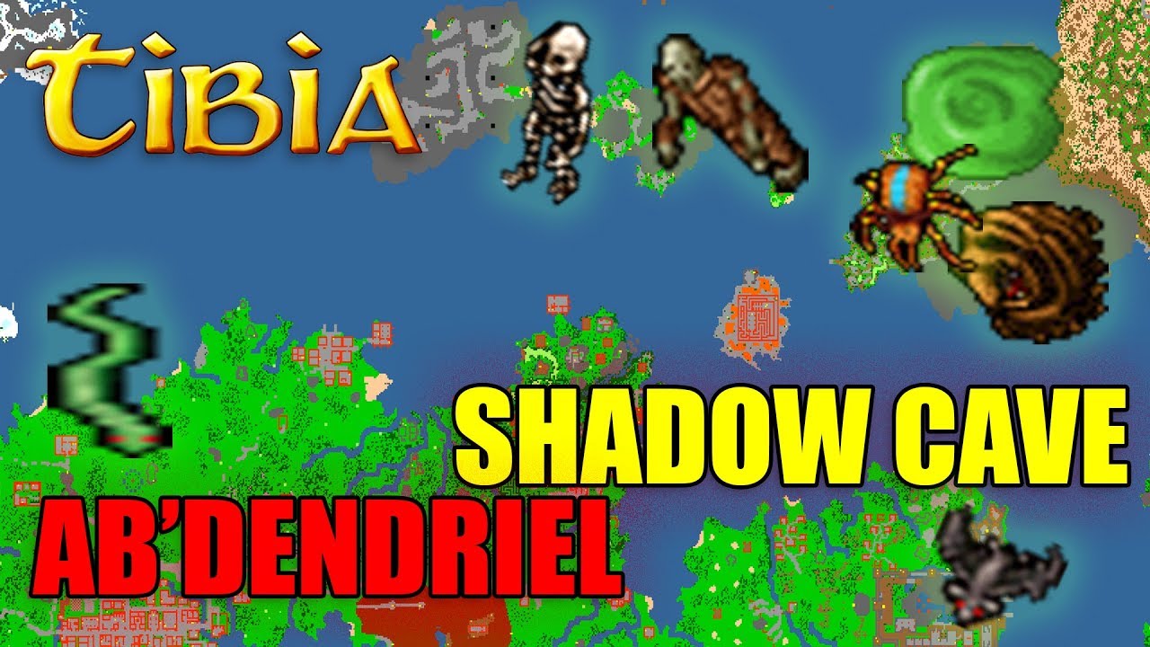 Ab'Dendriel Shadow Cave - SEKRETNE PRZEJŚCIE - Slimes Cave - Tibia ...