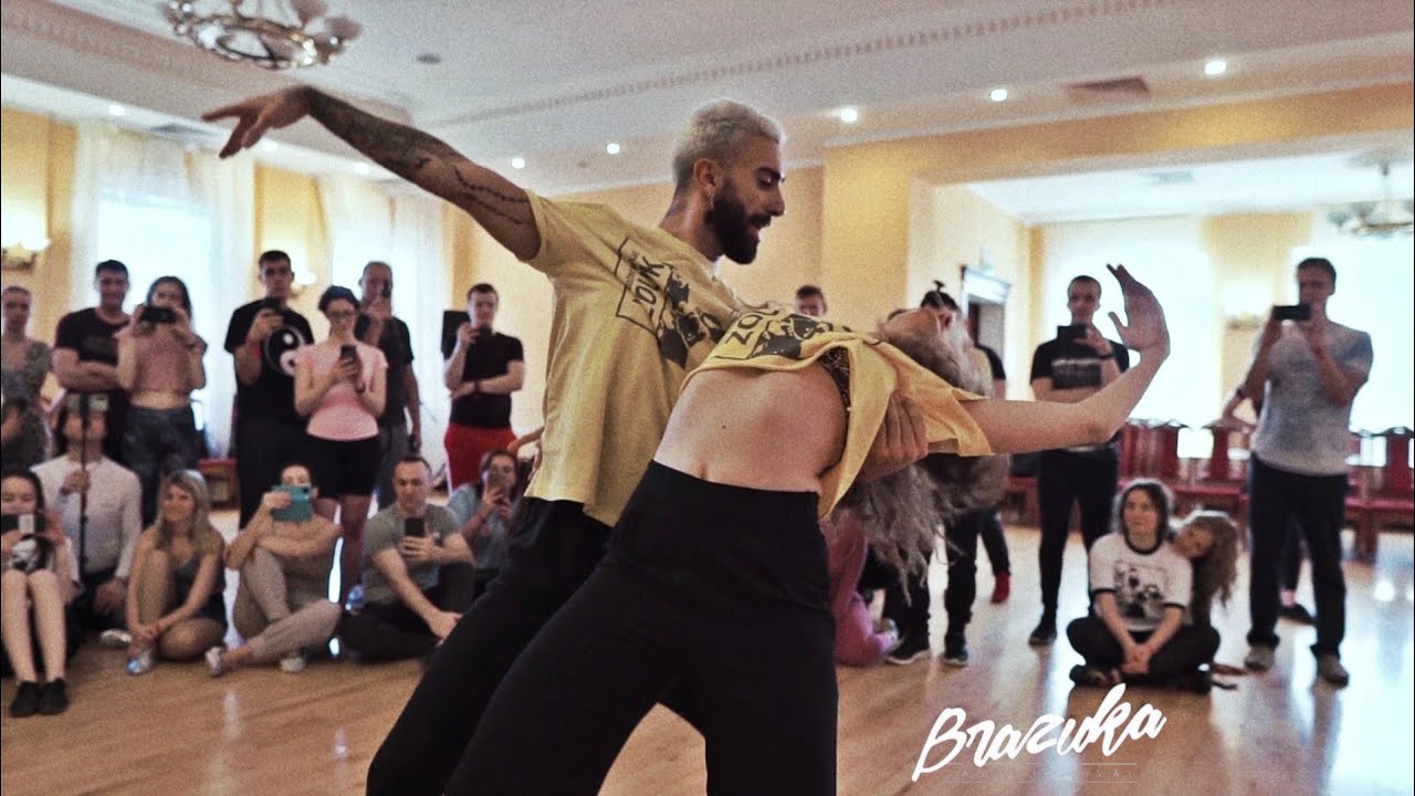 BRAZUKA DANCE FESTIVAL 2021 Leo Chaffe & Mathilde Dos Santos #Zouk demo ...