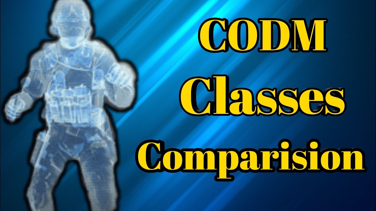 Top 5 classes of CODM| Comparison between classes of CODM| Nadig gamers ...
