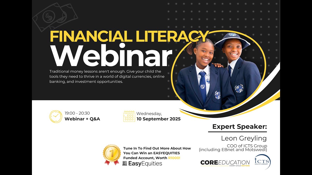 CORE EDUCATION WEBINARS | Financial Literacy Webinar - YouTube