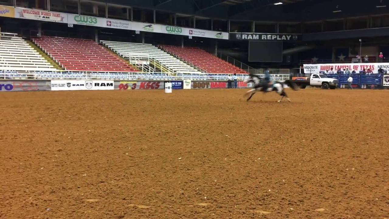 Rachel Hearn Barrel Racing Mesquite Slack 10/29/16 - YouTube